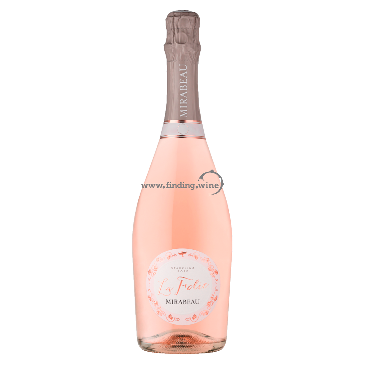 Mirabeau - NV - La Folie Sparkling Rose - 750 ml. - France – finding.wine