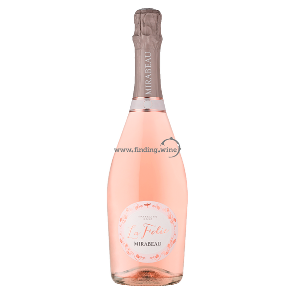Mirabeau NV La Folie Sparkling Rose 750 ml. France finding.wine