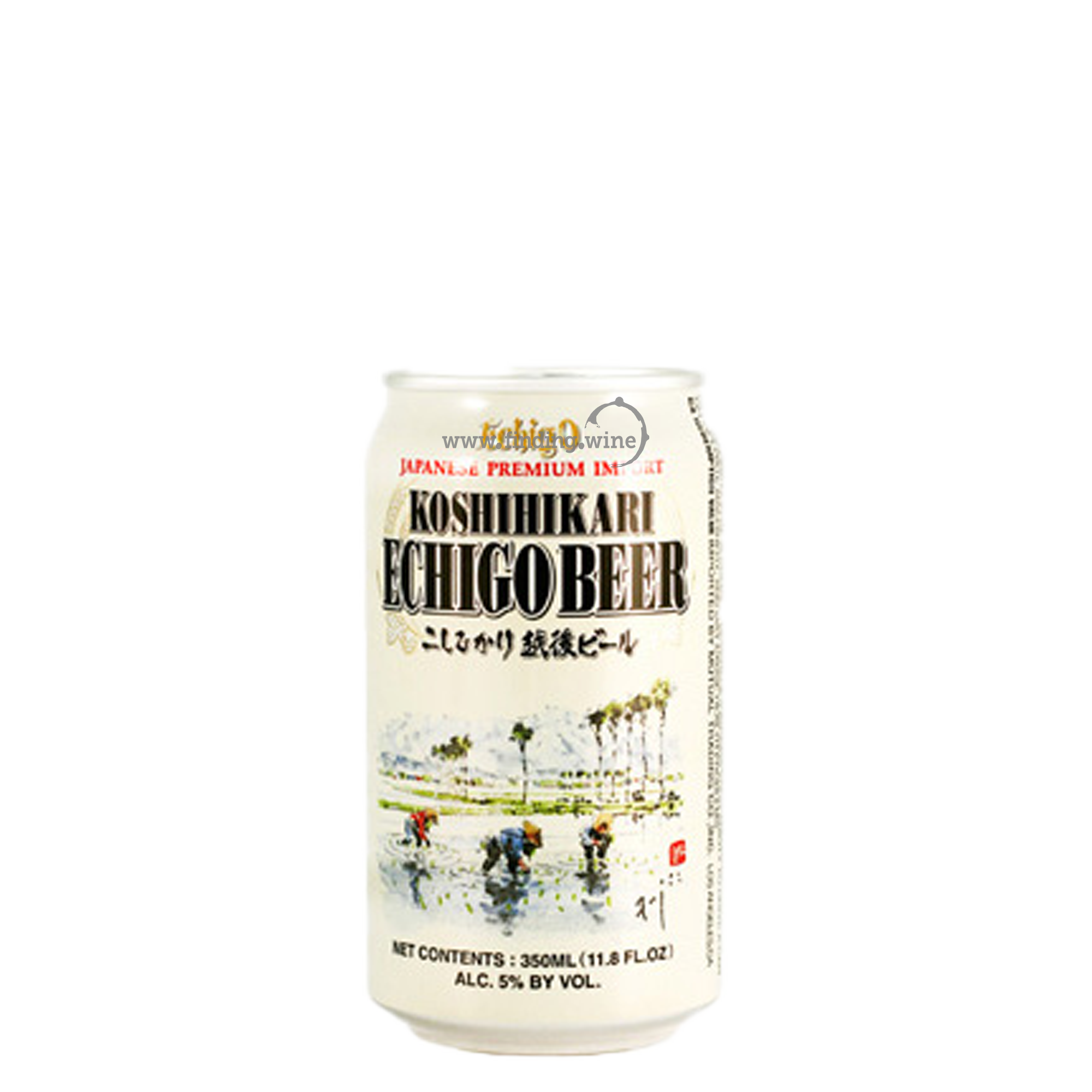 Echigo Koshihikari - NV - Rice Beer Cans 24 X 350Ml Case - 8.4 L ...